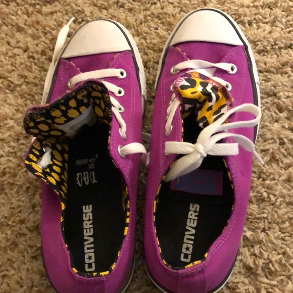 Converse | Shoes | Magenta Converse Sz 8 | Poshmark